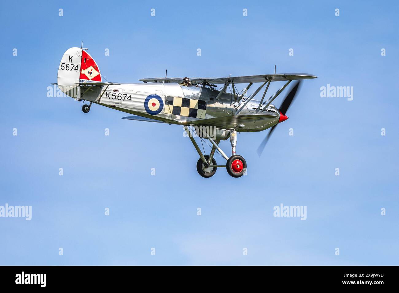 Historic Aircraft Collection - 1931 Hawker Fury Mk1, airborne at the ...