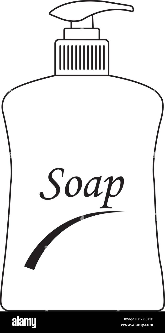 liquid soap icon vector illustration symbol design Stock Vector Image ...