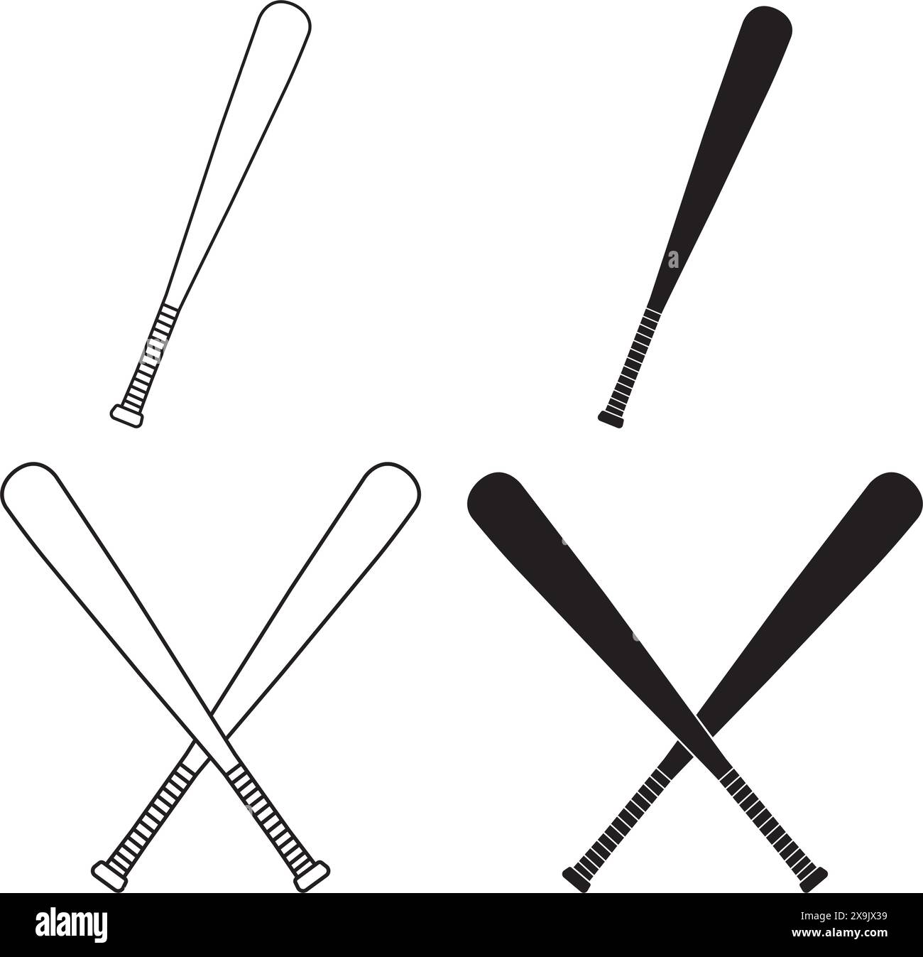 baseball bat icon vector illustration simple design Stock Vector Image ...