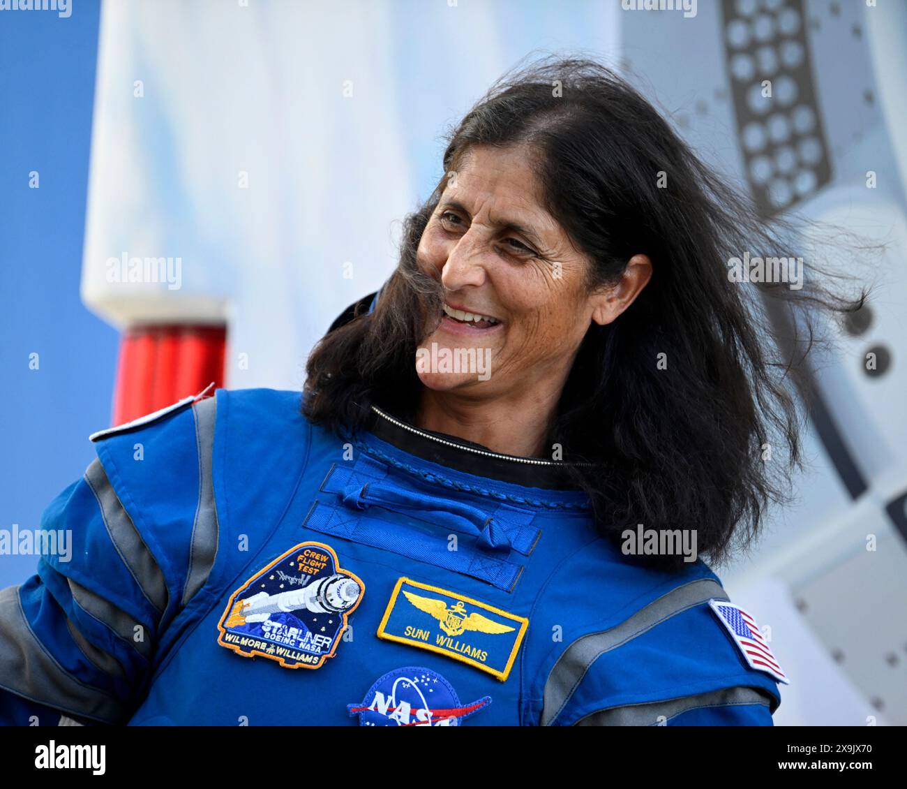 Florida, USA. 01st June, 2024. NASA Astronaut Suni Williams talks with ...