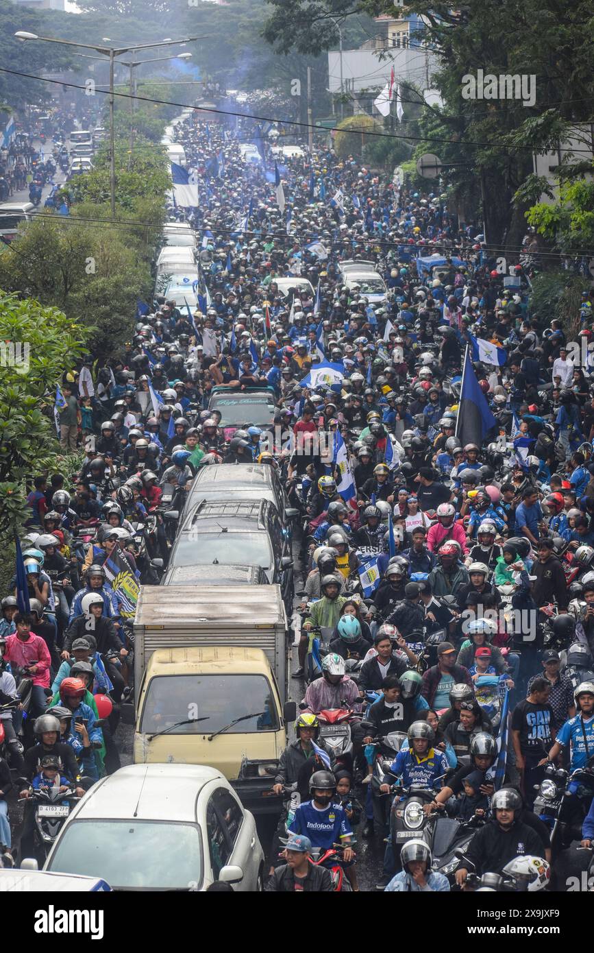 June 1, 2024, Bandung, West Java, Indonesia: Supporters of the Persib ...