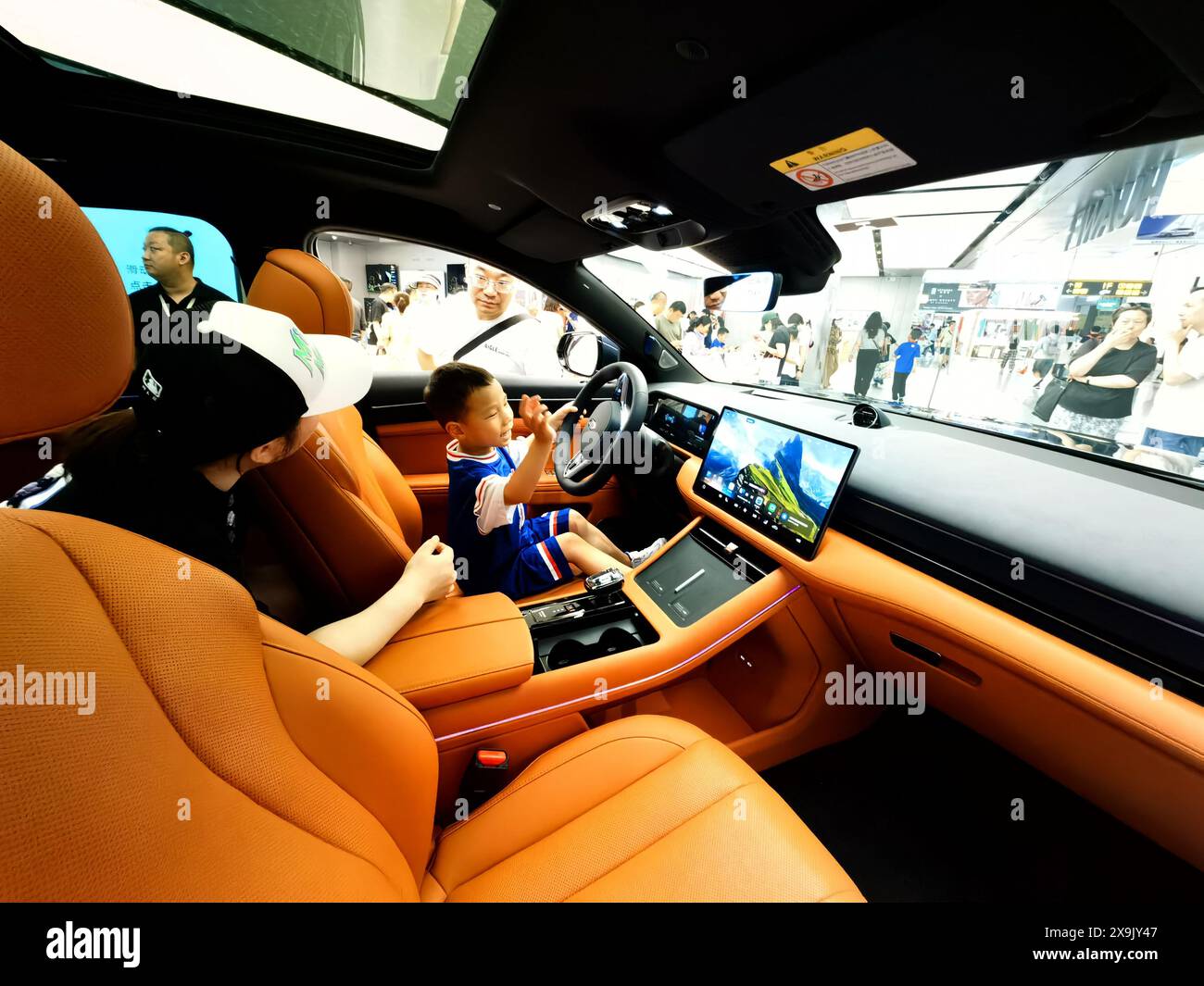 BEIJING, CHINA - JUNE 1, 2024 - Citizens experience a Huawei AITO new ...