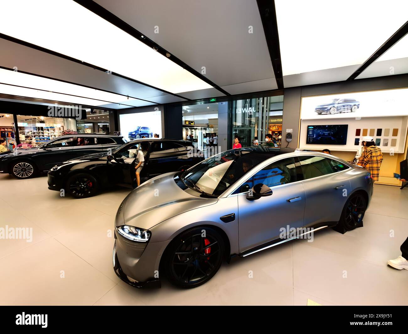 BEIJING, CHINA - JUNE 1, 2024 - Citizens experience a Huawei AITO new ...