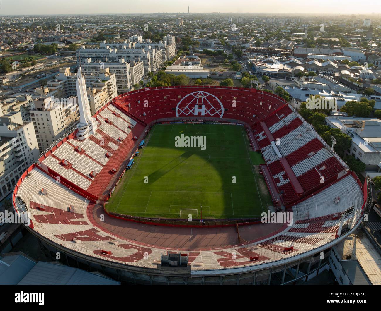 Buenos Aires, Argentina, March 8, 2023: Aerial view of the Tomás Adolfo ...