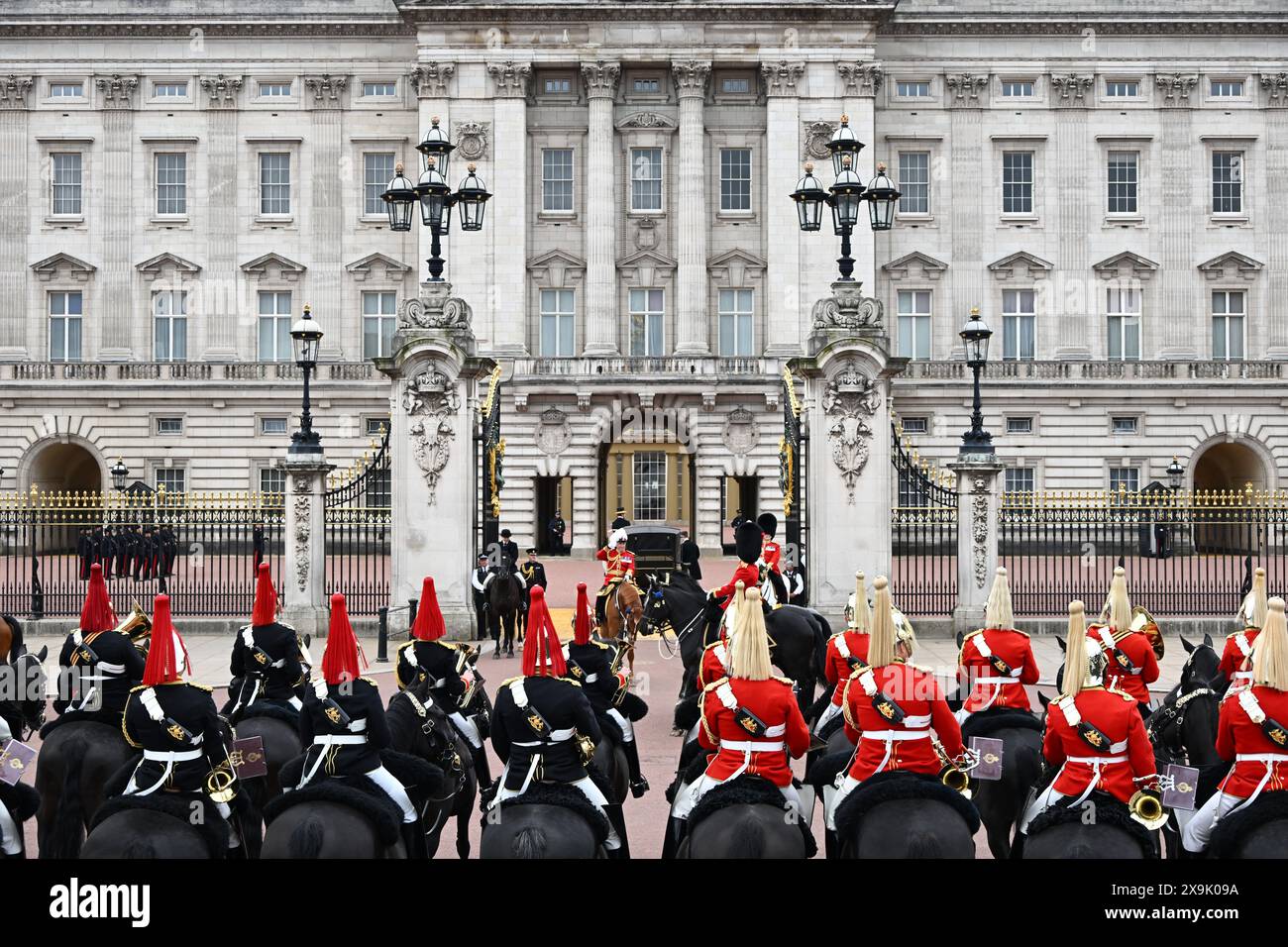 London, UK. 1st June, 2024. The Major General’s Review of the Trooping ...