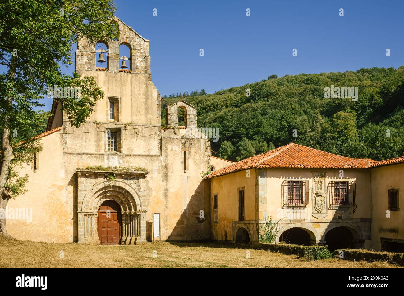Monastery of santa maria la real de obona hi-res stock photography and ...