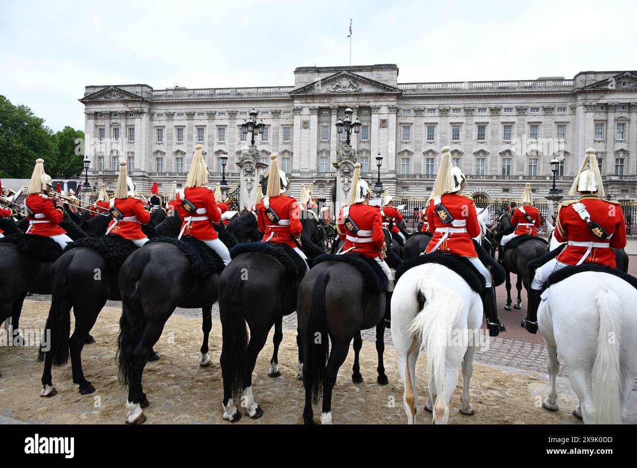 London, UK. 1st June, 2024. The Major General’s Review of the Trooping ...
