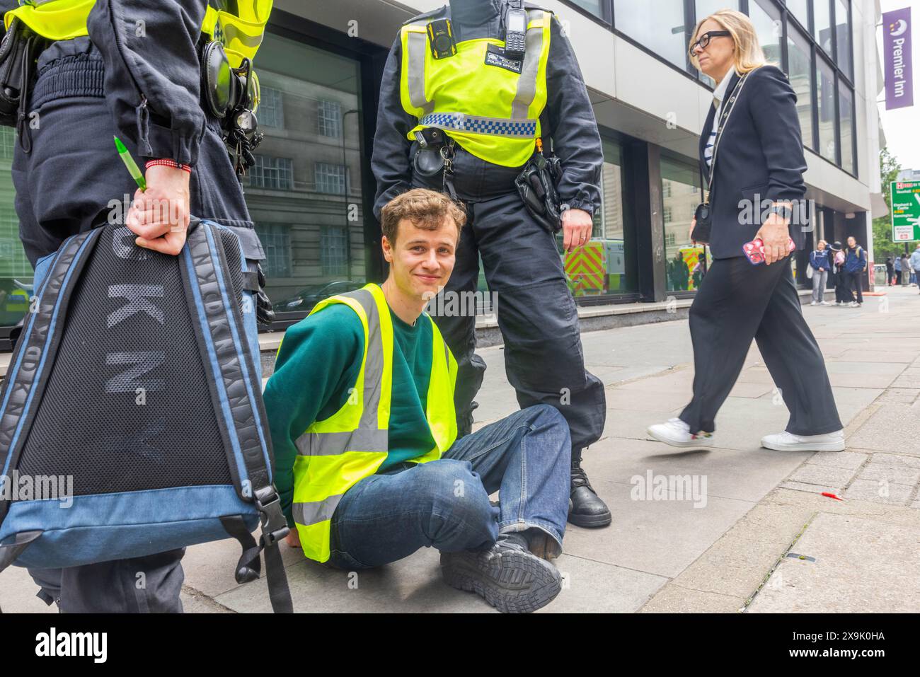 London, UK. 01 JUN, 2024. Sam, one of the co founders of Youth demand ...
