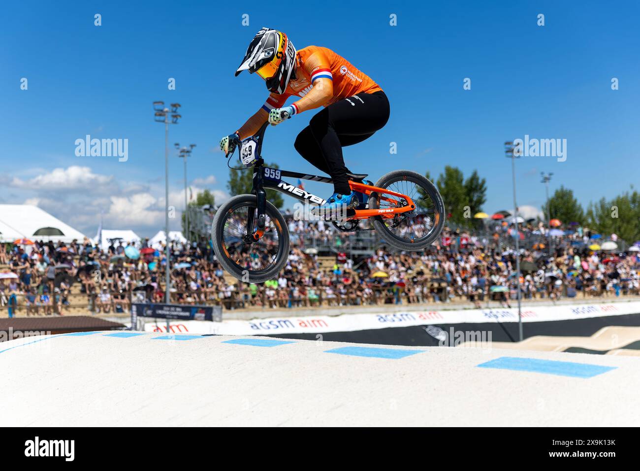 VERONA, ITALY - JUNE 1: Mitchel Schotman of the Netherlands during ...