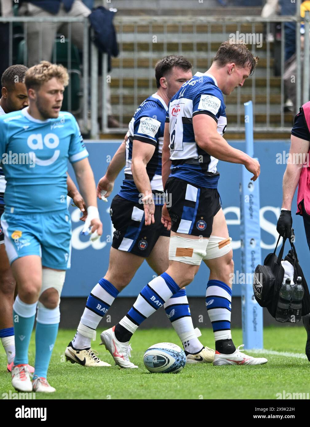 Bath, Somerset, UK. 1st June 2024, The Recreation Ground, Bath, Somerset, England; Gallagher ...