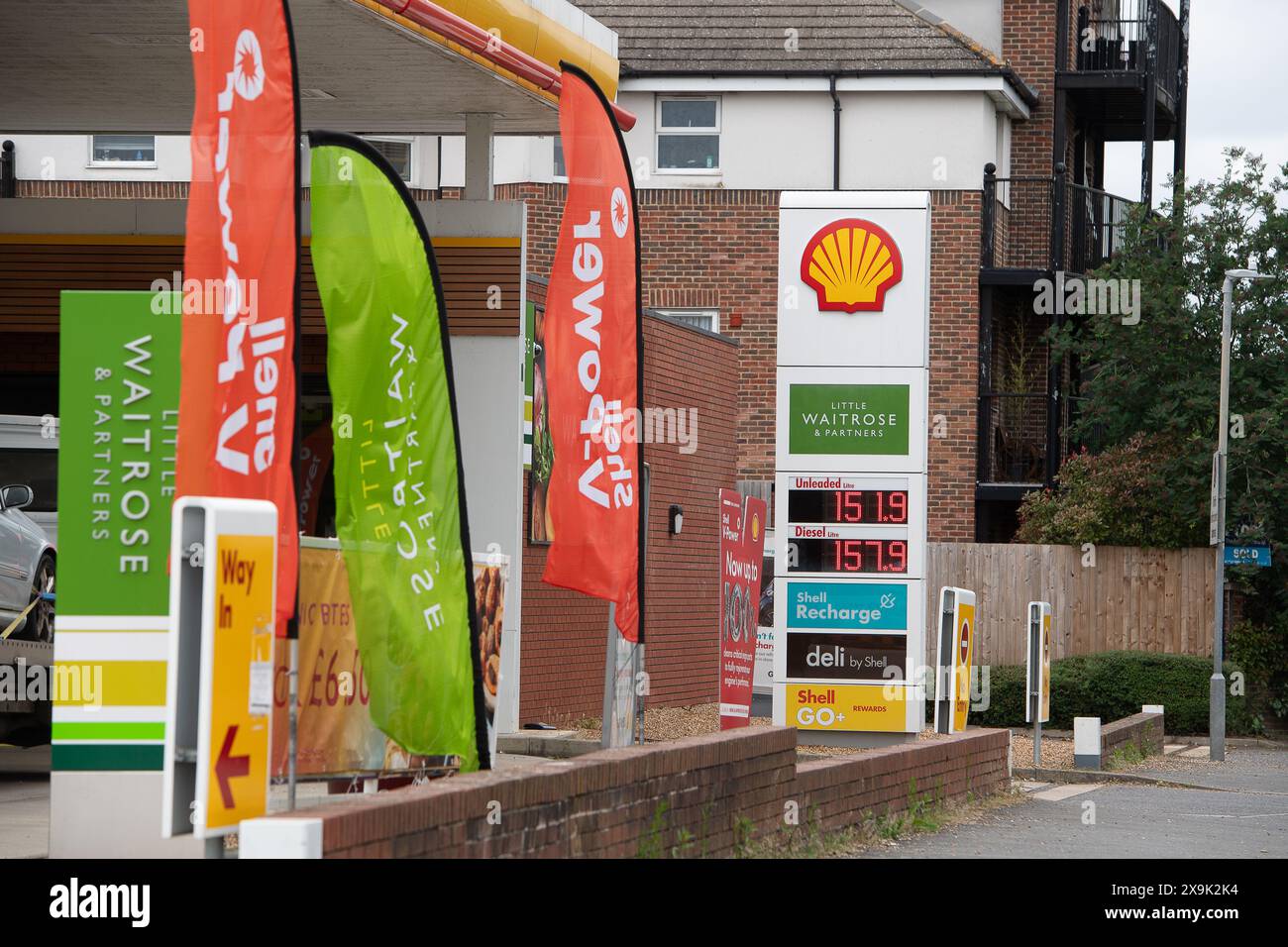 Denham, UK. 1st June, 2024. A Shell petrol station in Denham ...