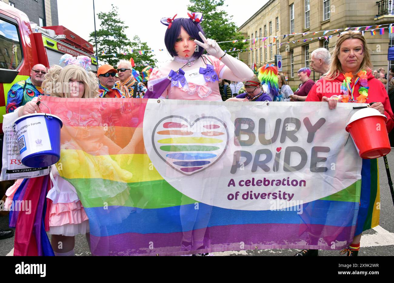 Manchester pride parade 2024 hi-res stock photography and images - Alamy