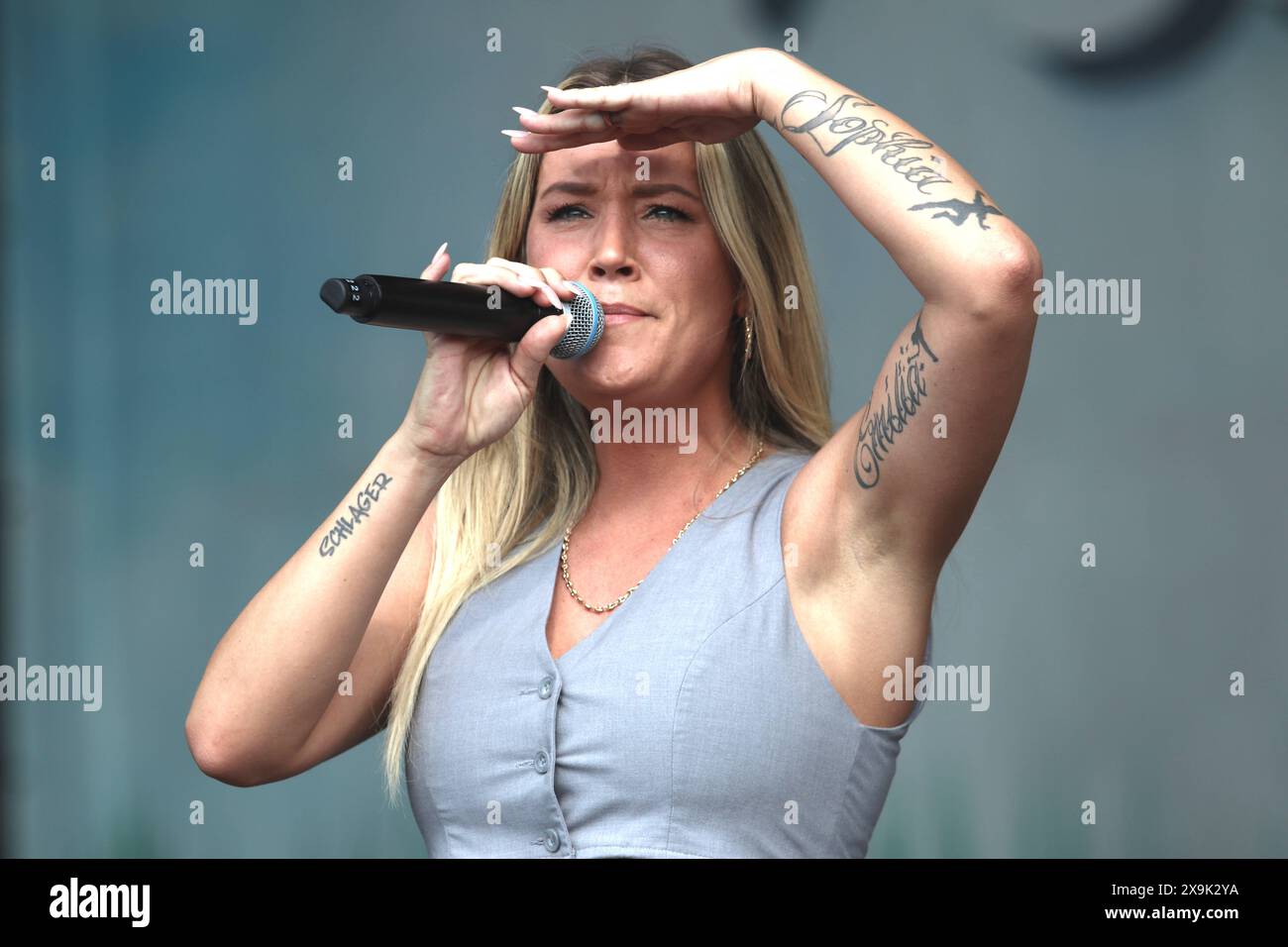 Schlagersängerin Sonia Liebing SchlagerOlymp 2024 am 01.06.2024 ...