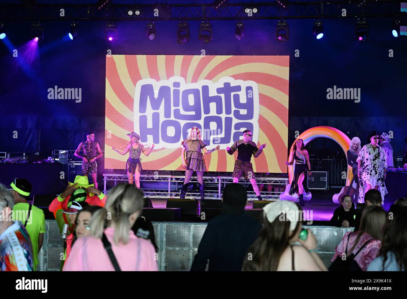 Brockwell Park, London, UK. 1st June, 2024. Country Queen's preforms at ...
