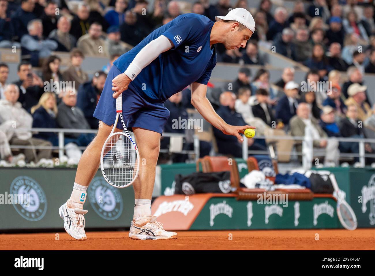 PARIS, FRANCE - JUNE 1: Tallon Griekspoor of the Netherlands during Day 7 of the 2024 French ...