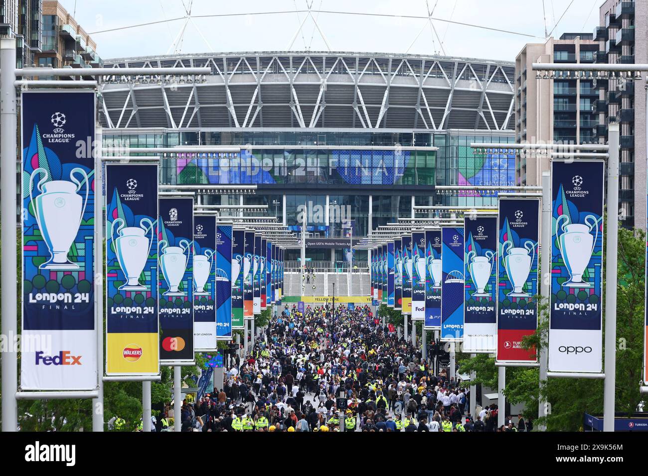 Wembley Stadium, London, UK. 1st June, 2024. UEFA Champions League ...