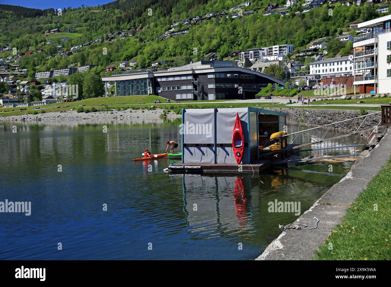 Voss, town in western Norway Stock Photo - Alamy