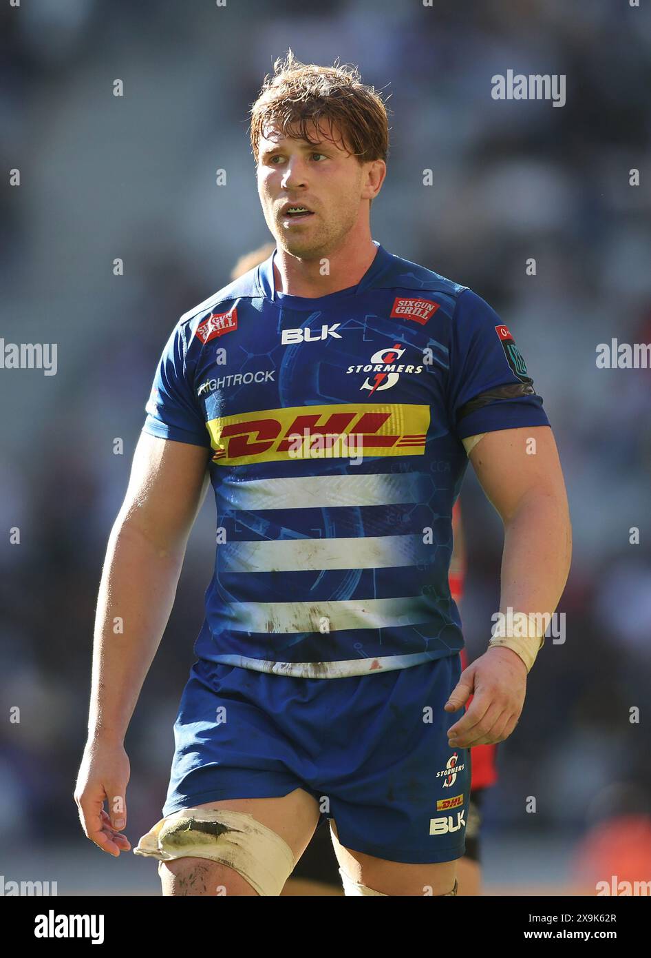 CAPE TOWN, SOUTH AFRICA - JUNE 01: Evan Roos of DHL Stormers during the ...