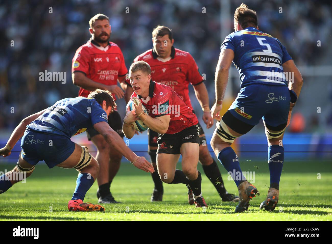 CAPE TOWN, SOUTH AFRICA - JUNE 01: Morne van den Berg of Emirates Lions ...