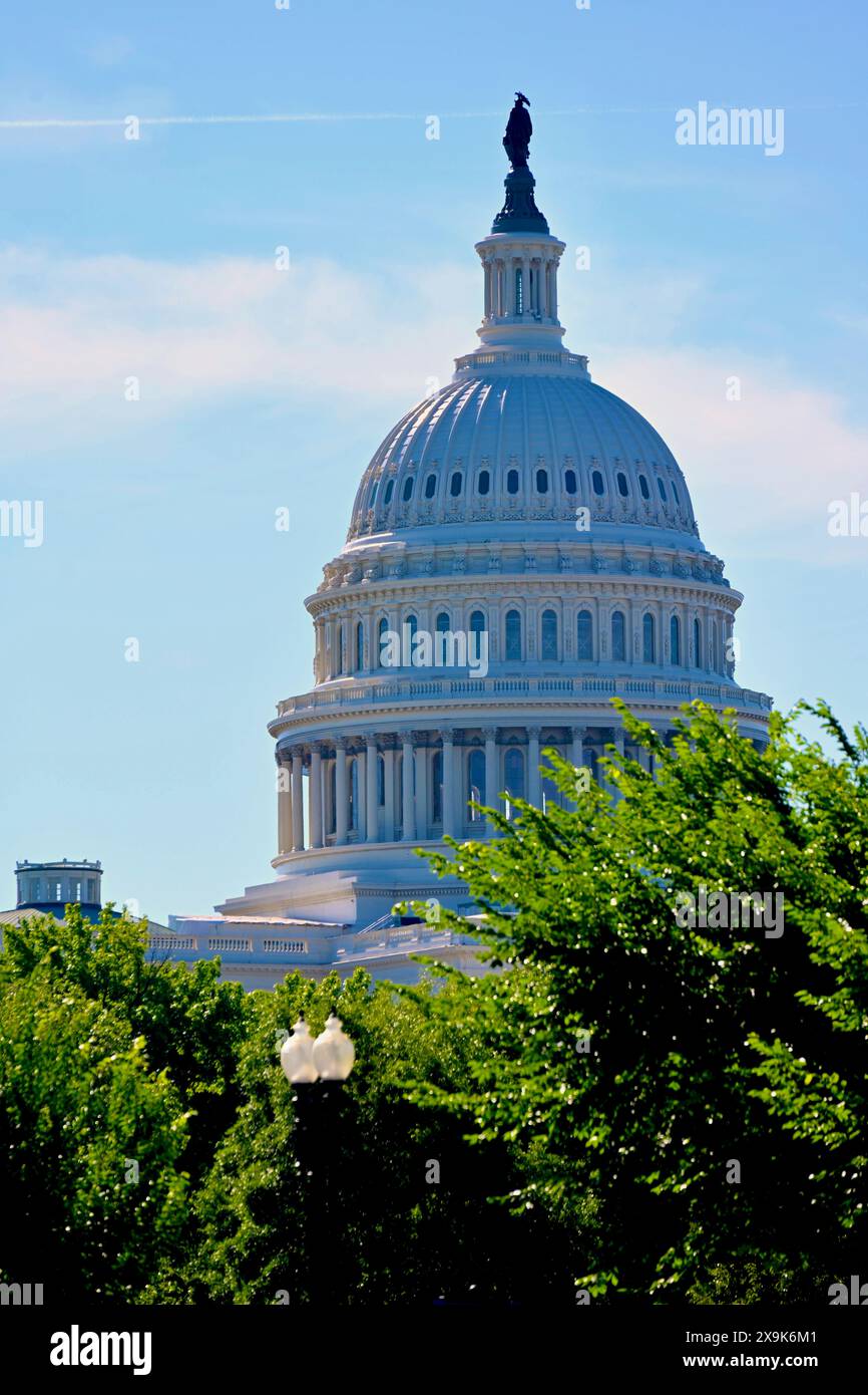 Washington, D.C., USA - June 1, 2024: View of the United States Capitol ...