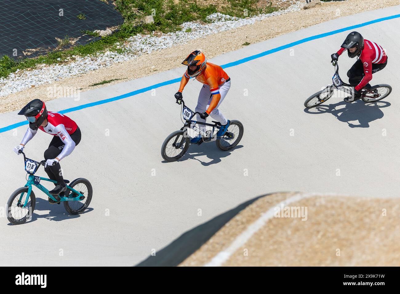 VERONA, ITALY - JUNE 1: Ynze Oegema of the Netherlands during Day 1 of ...