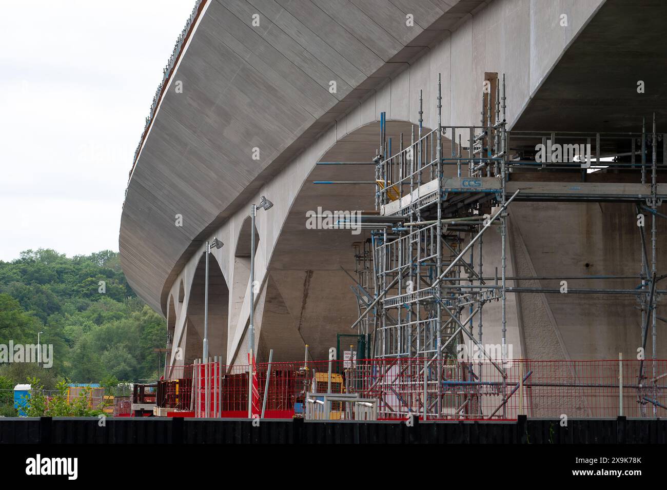 Harefield, UK. 1st June, 2024. HS2 are continuing work on the High Speed Rail 2 Colne Valley ...