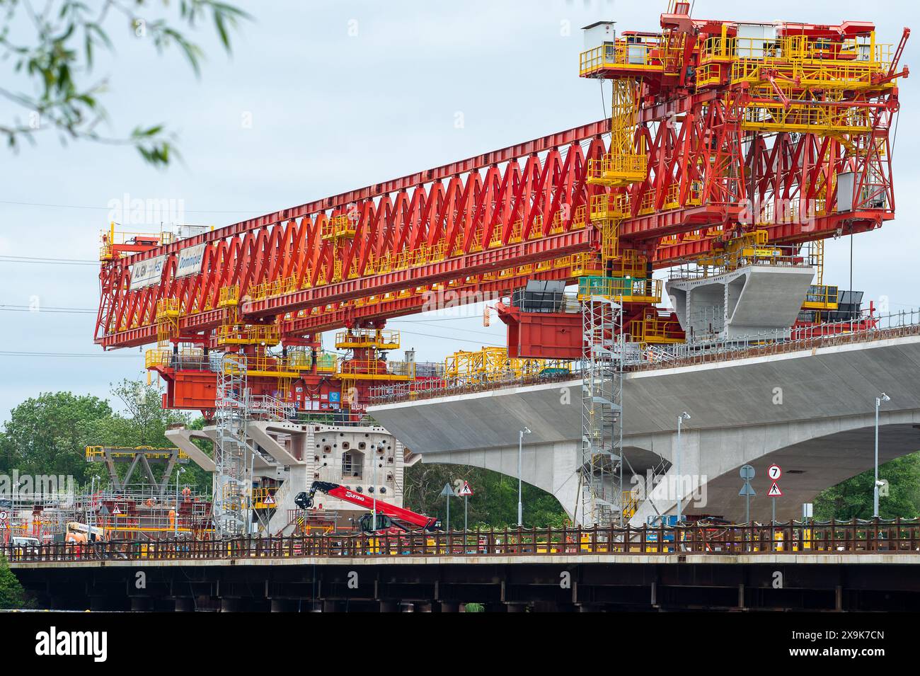 Harefield, UK. 1st June, 2024. HS2 are continuing work on the High Speed Rail 2 Colne Valley ...