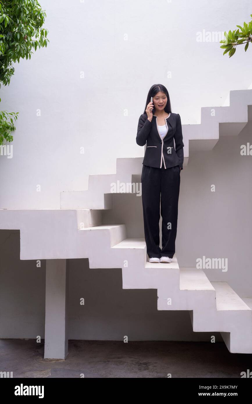 Full body portrait of a professional woman in business attire exuding ...