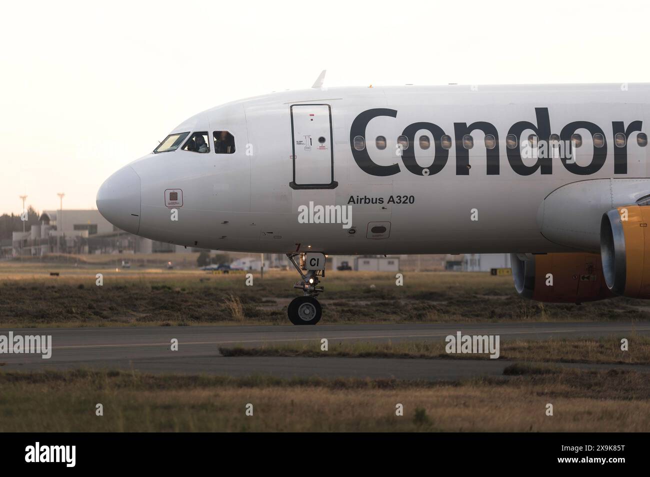 Larnaca, Cyprus - May 24, 2024: Close-up of a Condor Airline Airbus ...