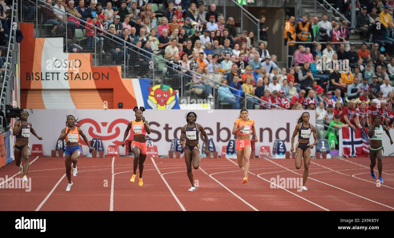 Brittany Brown, Marie-Josée Ta Lou-Smith, Shericka Jackson, Daryl Neita ...