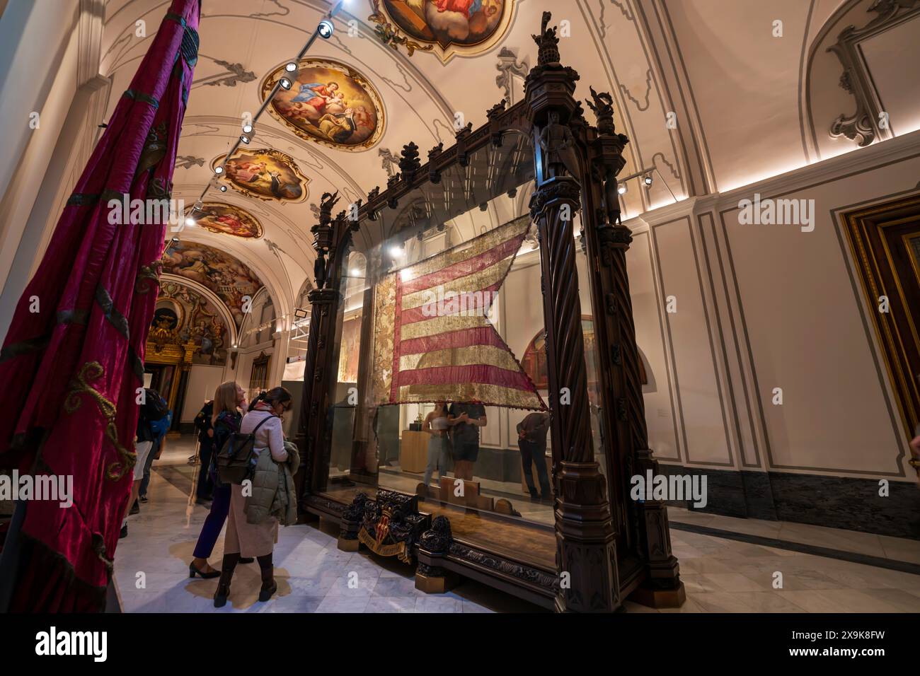 Valencia City Hall, Ajuntament de València town hall building interior ...