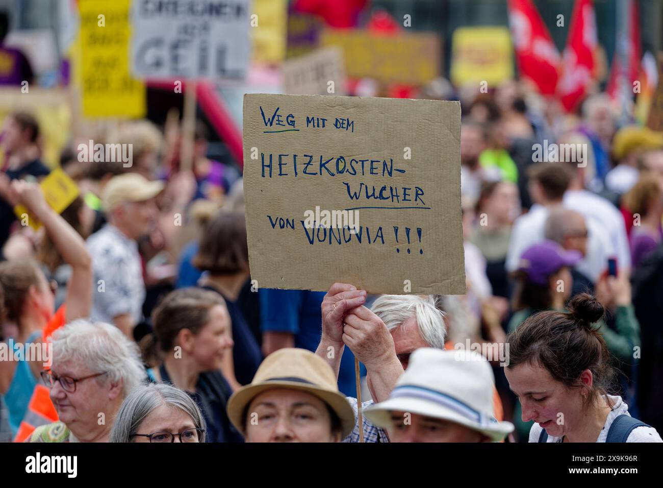 Demo gegen hohe Mieten in Berlin 2024-06-01 Deutschland, Berlin ...