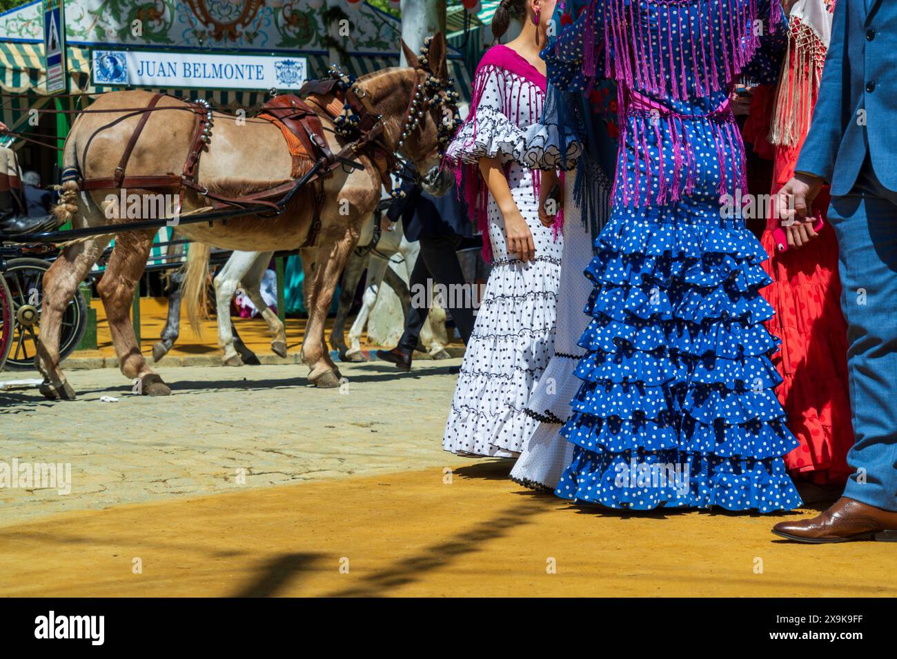 Seville April Fair, Feria de Abril, a Spanish cultural heritage ...