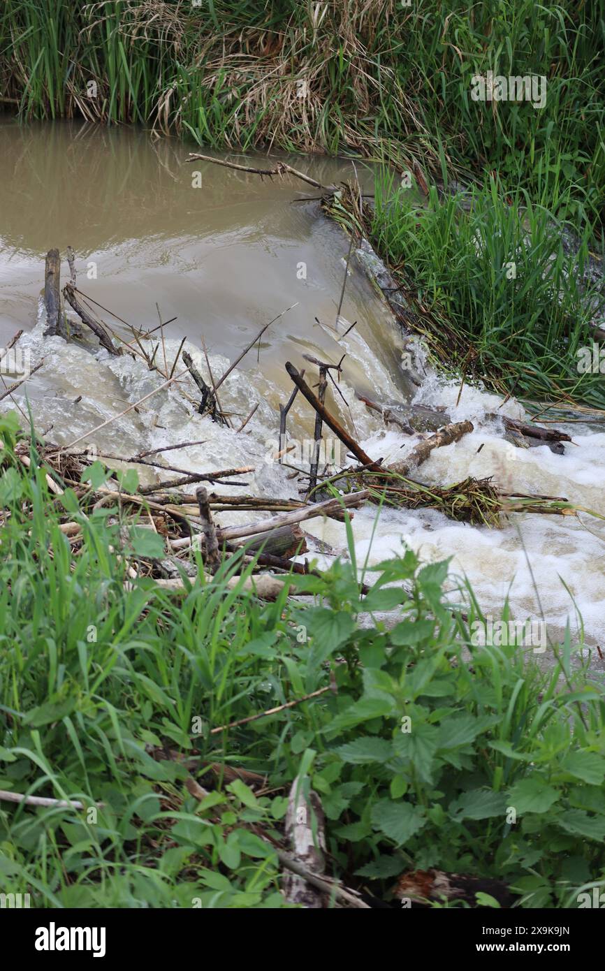 how a Splashing sound became a Rushing sound Stock Photo - Alamy