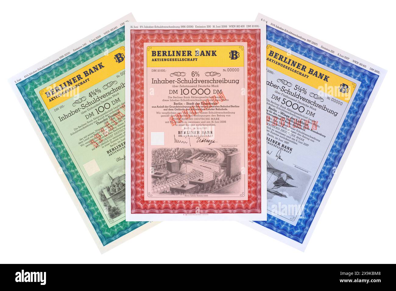 Inhaber-Schuldverschreibung der Berliner Bank Inhaber ...