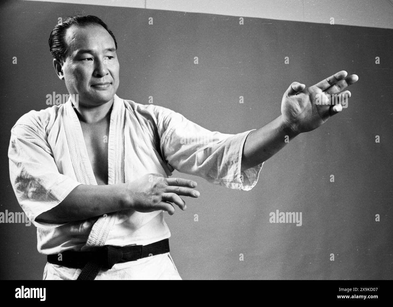 Mas Oyama, founder of Kyokushin Karate, 1960 Stock Photo - Alamy