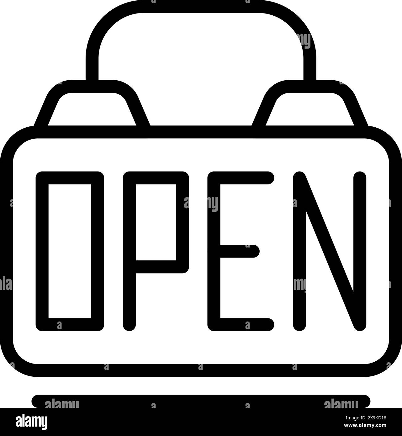 Attracting customers line icon hi-res stock photography and images - Alamy