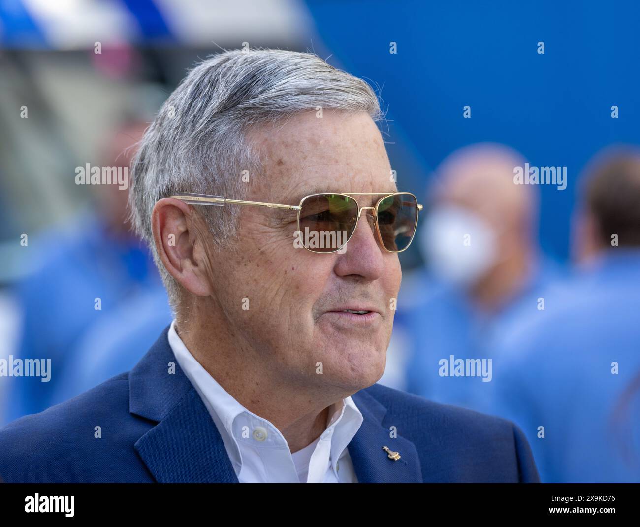 Kennedy Space Center, USA. 01st June, 2024. The NASA Boeing CFT crew ...