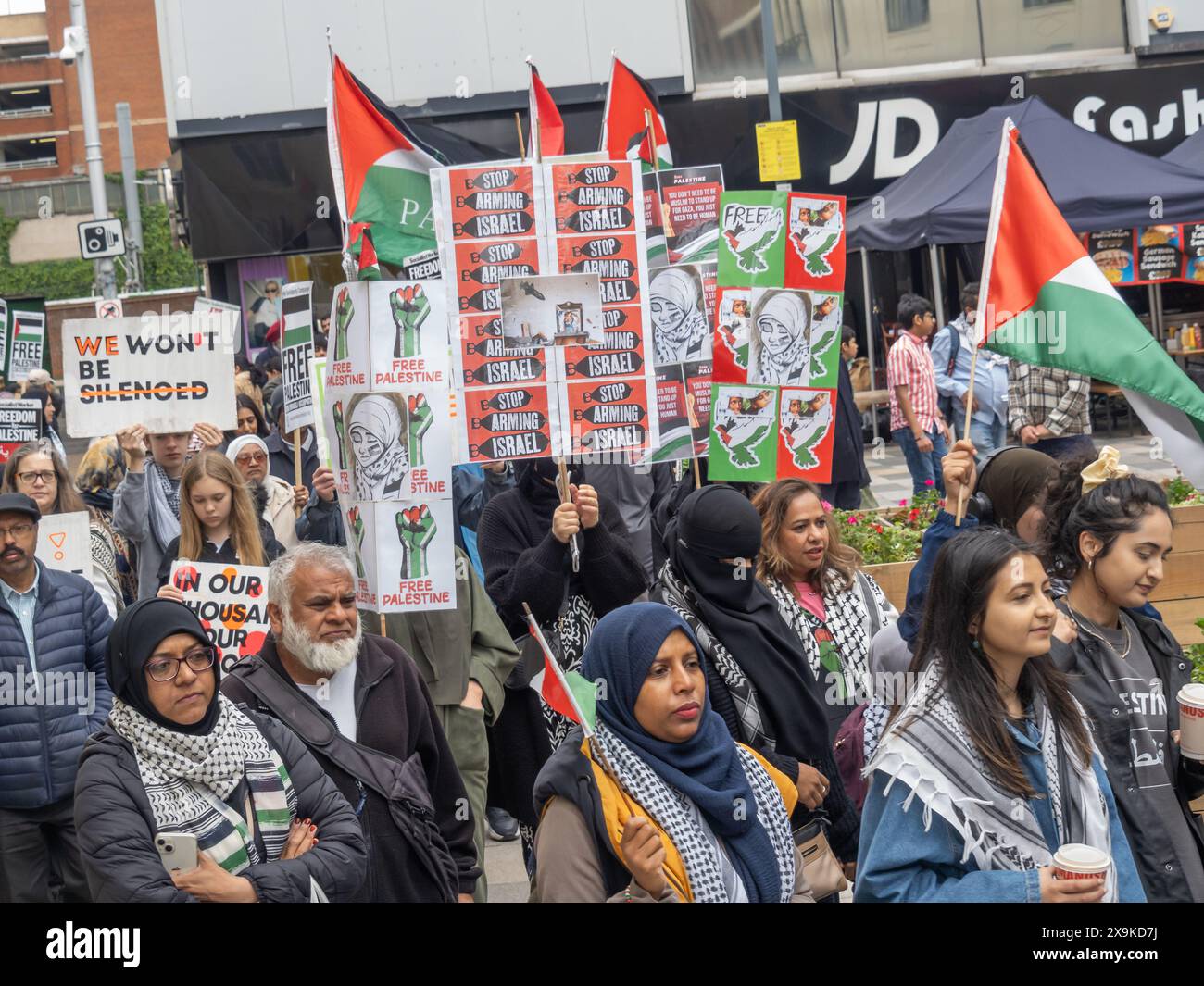 London, UK. 1 June 2024. The march begins.in Ilford Over a thousand ...