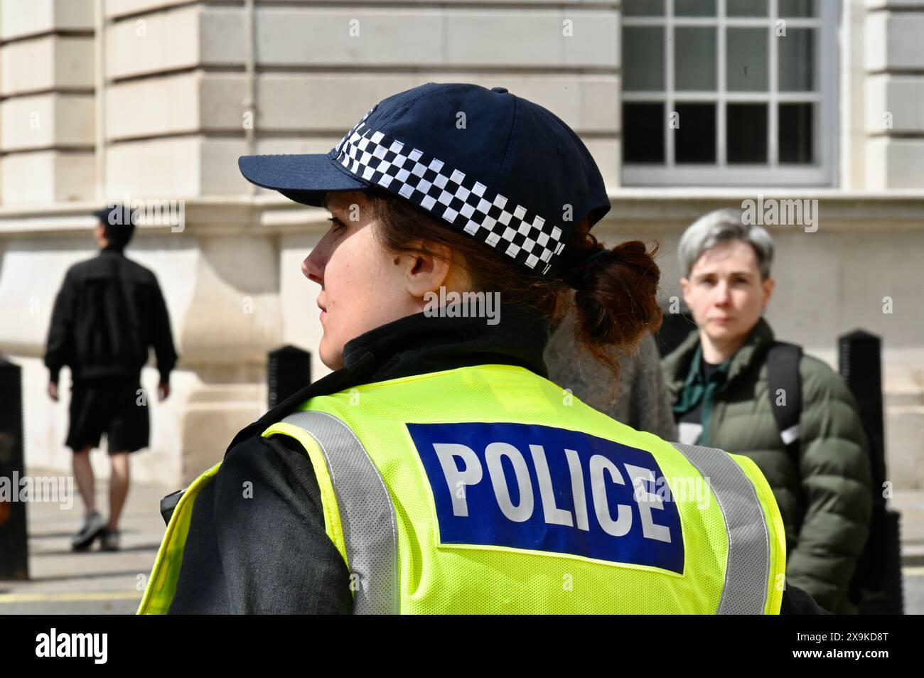 Female Police Officer, Whitehall, London, UK Stock Photo - Alamy