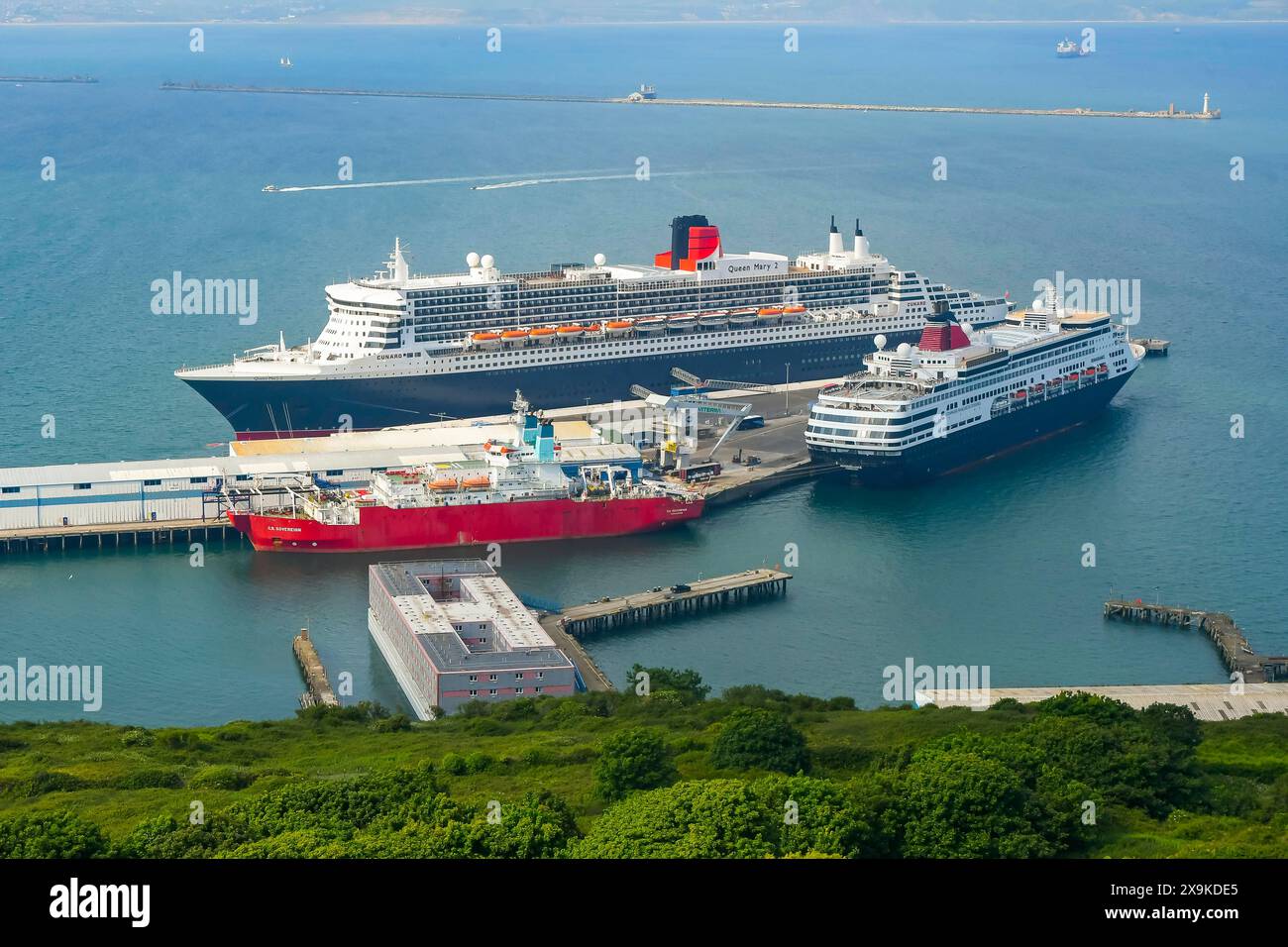Portland Port, Dorset, UK. 1st June 2024. UK Weather. The Cunard cruise ...
