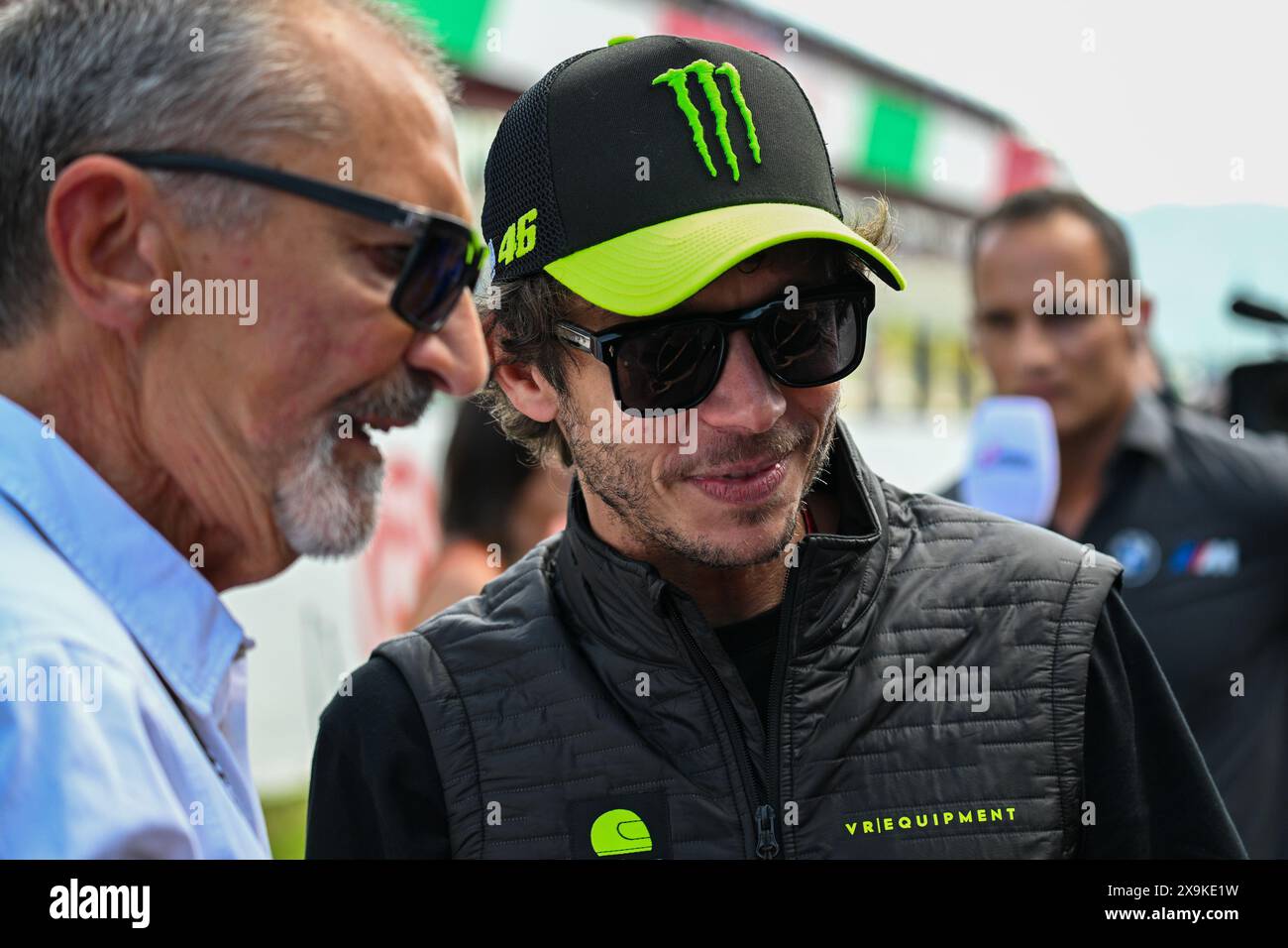 Mugello, Italy. 01st June, 2024. Valentino Rossi portrait in starting ...