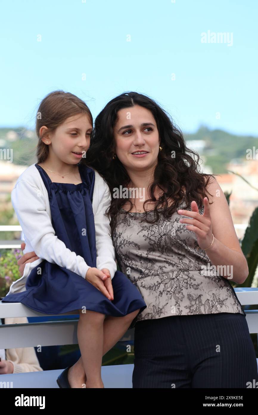 Cannes, France. 17th May, 2024. Luna Garret and Director Louise ...