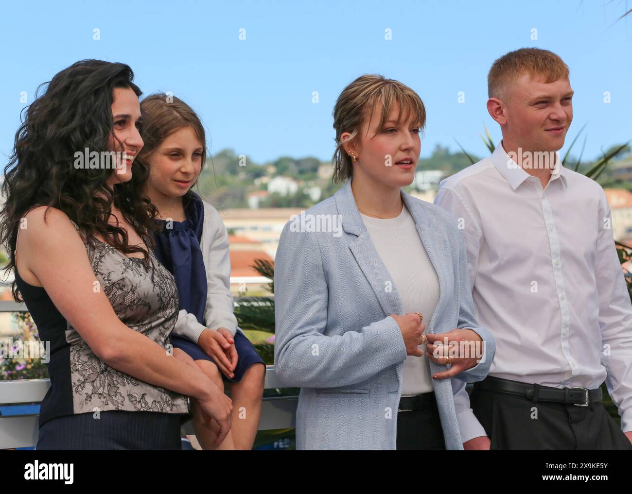 Cannes, France. 17th May, 2024. Louise Courvoisier, Luna Garret ...