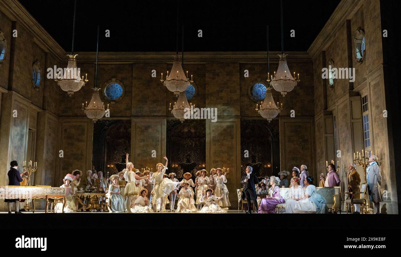 Act 1 ballet in ANDREA CHENIER at the The Royal Opera, Covent Garden ...