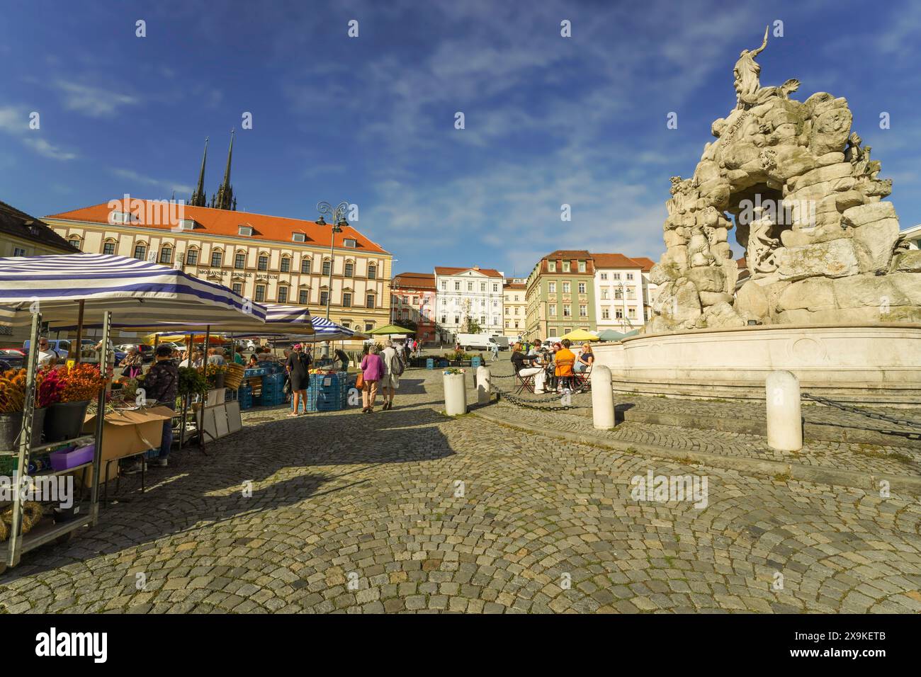 Brno market square panorama hi-res stock photography and images - Alamy