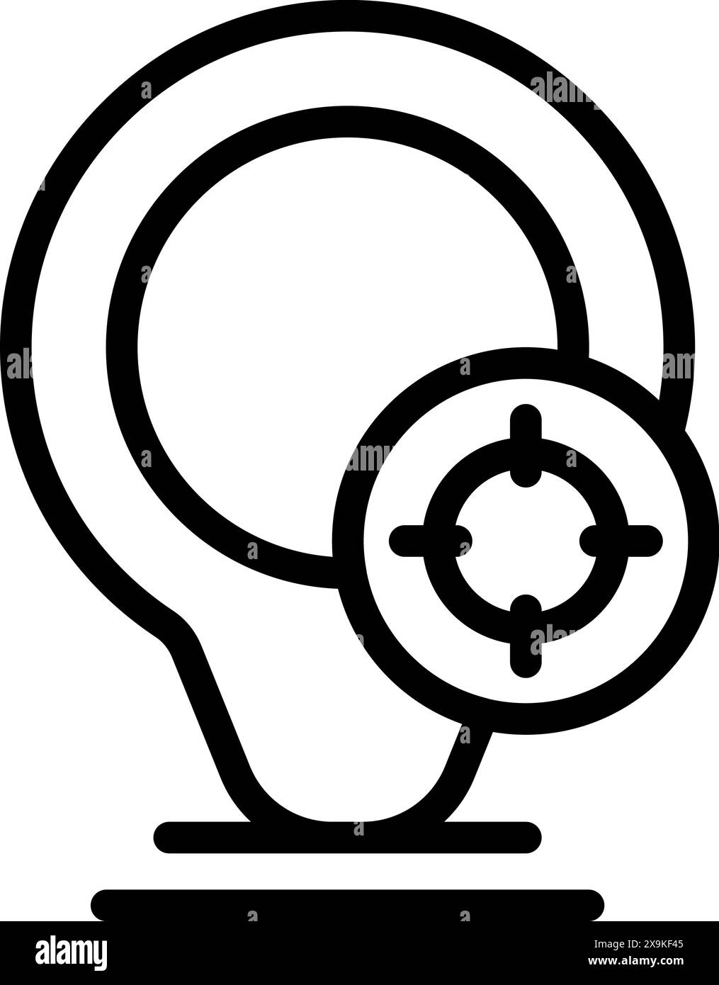 Abstract circular focus logo hi-res stock photography and images - Alamy
