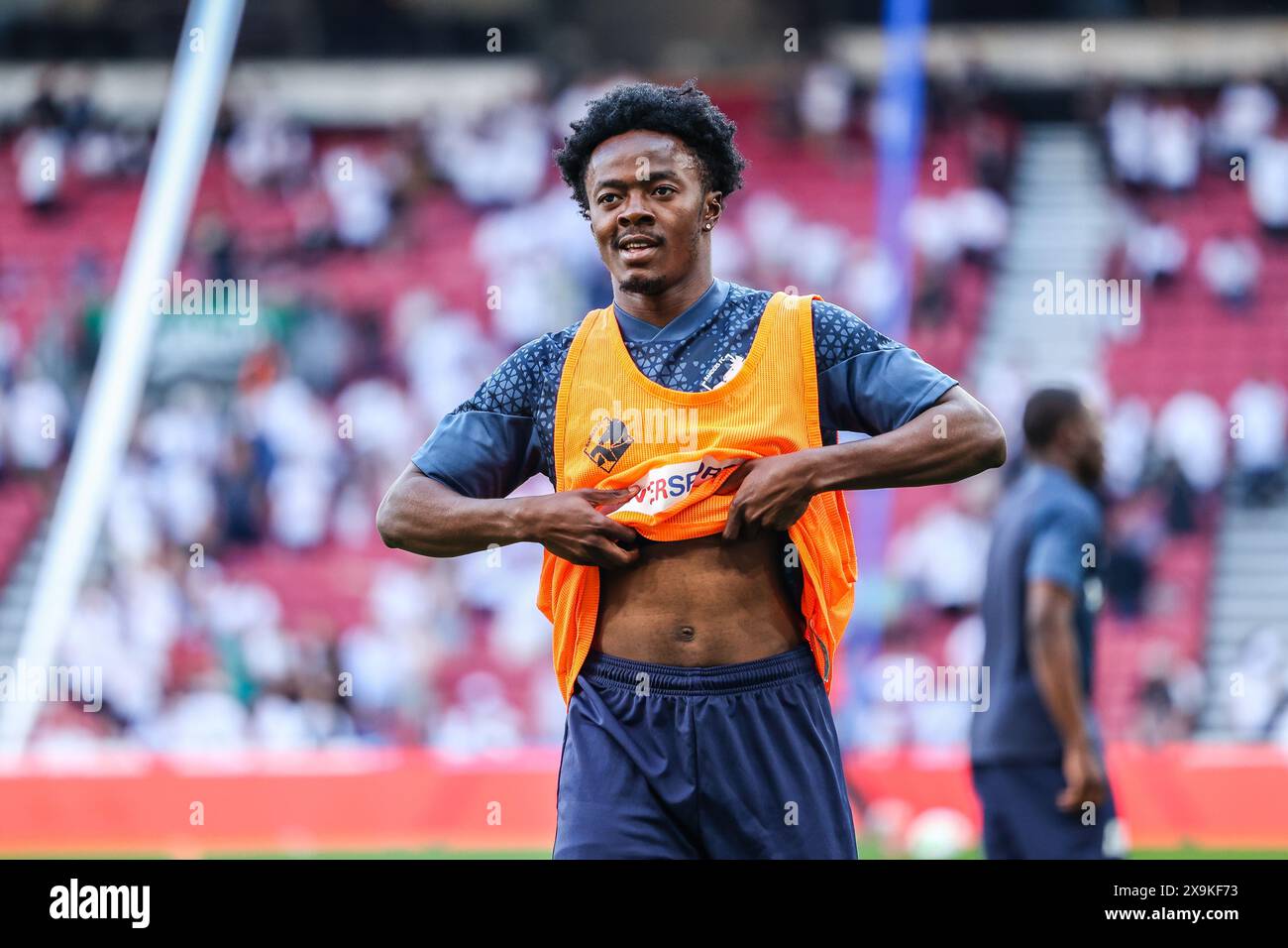Copenhagen, Denmark. 31st, May 2024. Mohammed Fuseini of Randers FC is ...