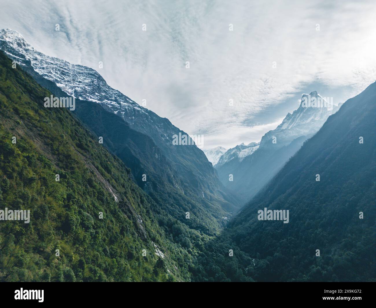 Mountain in nepal, machapuchare mountain, himalaya view point Stock ...