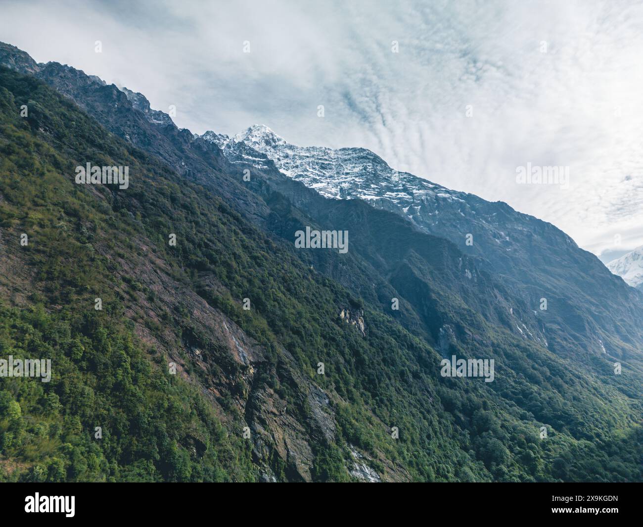 Mountain in nepal, machapuchare mountain, himalaya view point Stock ...